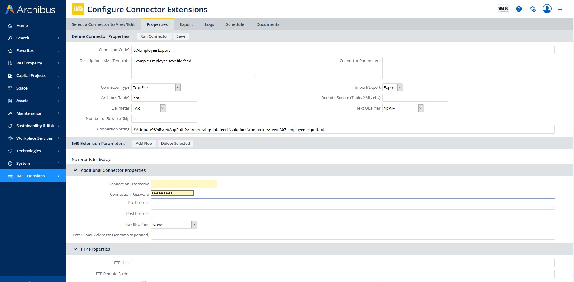 2 Minute Drill – IMS Integration Extension for Archibus - IMS Consulting